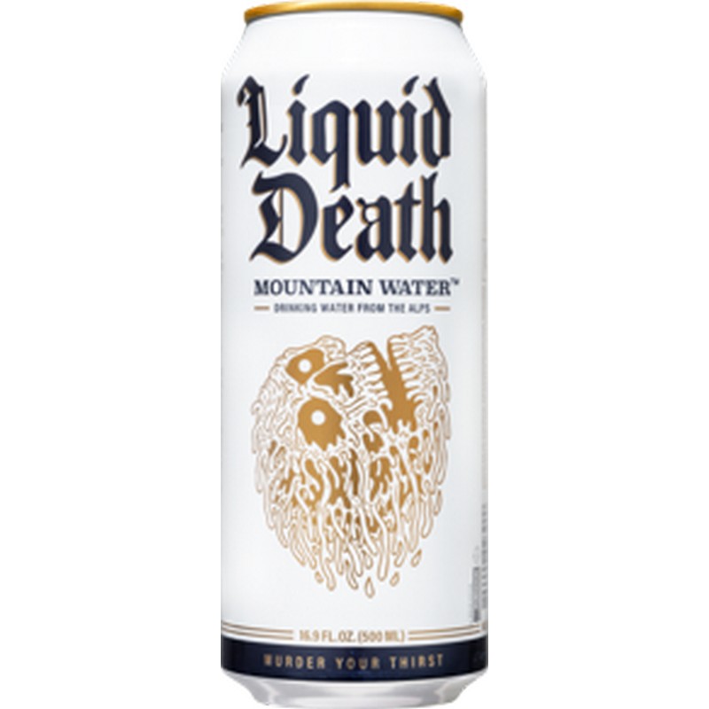 Liquid Death Still Mountain Water Can 500ml CASE 12 – Grapevine Guernsey