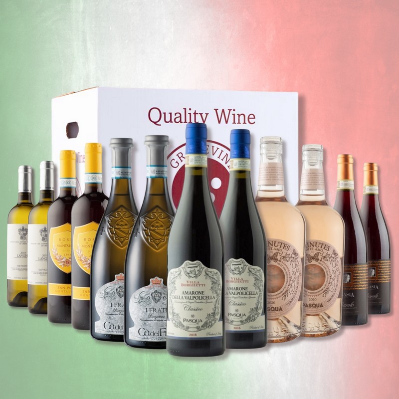Grapevine Deluxe Italian Selection Mixed Case – Grapevine Guernsey
