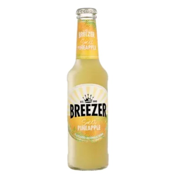 Breezer Sweet Pineapple NRGB 275ml – Grapevine Guernsey