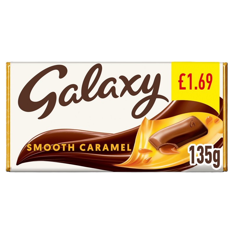 Galaxy Block Smooth Caramel 135g £1.69* – Grapevine Guernsey
