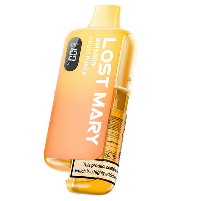 BM6000 Lost Mary Prefilled Pod Kit Fruit Punch – Grapevine Guernsey