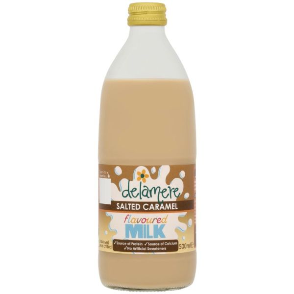 Delamere Dairy Flavoured Milk Salted Caramel NRGB 500ml – Grapevine ...