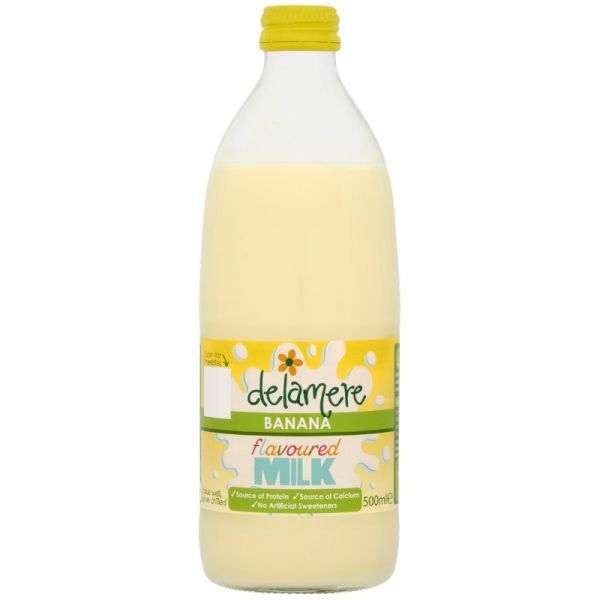 Delamere Dairy Flavoured Milk Banana NRGB 500ml – Grapevine Guernsey